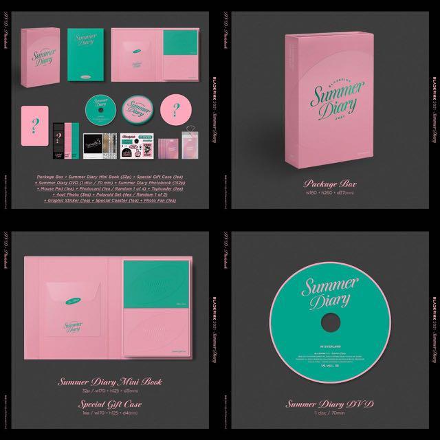 MYGO YGSELECT / KTOWN Blackpink 2021 Summer Diary, Hobbies & Toys ...