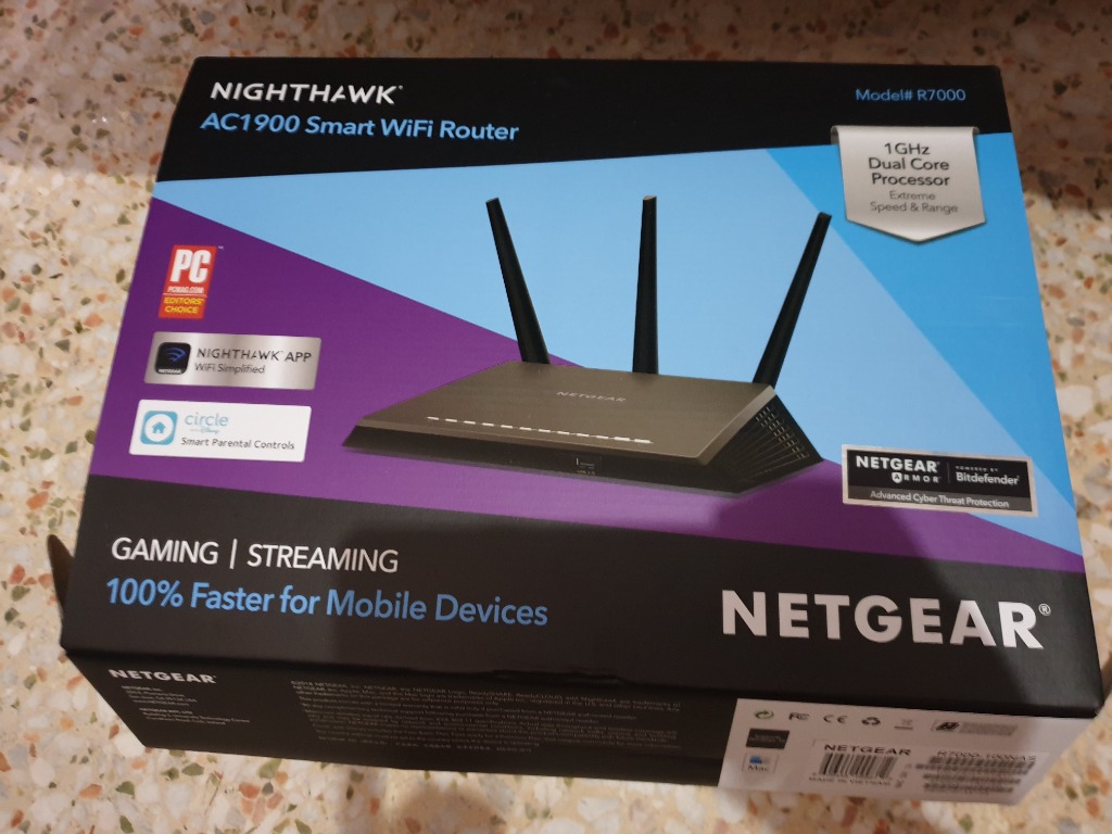 Netgear Nighthawk R7000 Router (AC1900), Computers & Tech, Desktops on ...