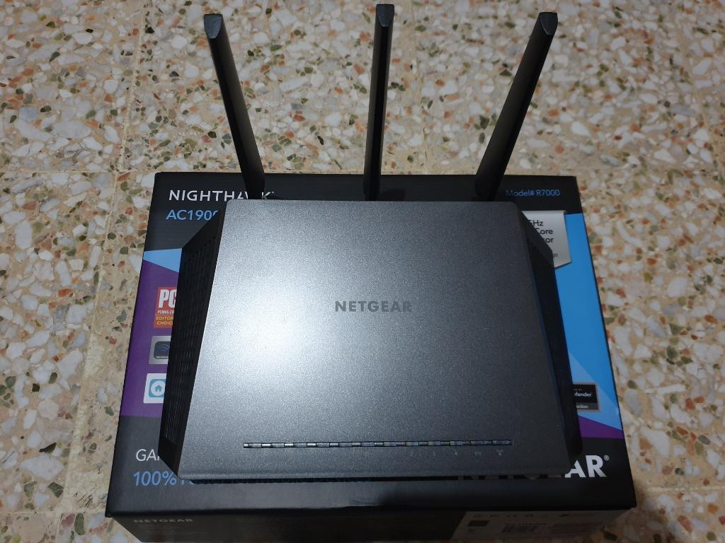 Netgear Nighthawk R7000 Router (AC1900), Computers & Tech, Desktops on ...