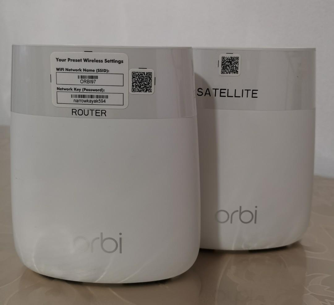 Orbi router RBR 20 and satellite RBS 20, TV & Home Appliances, Other ...