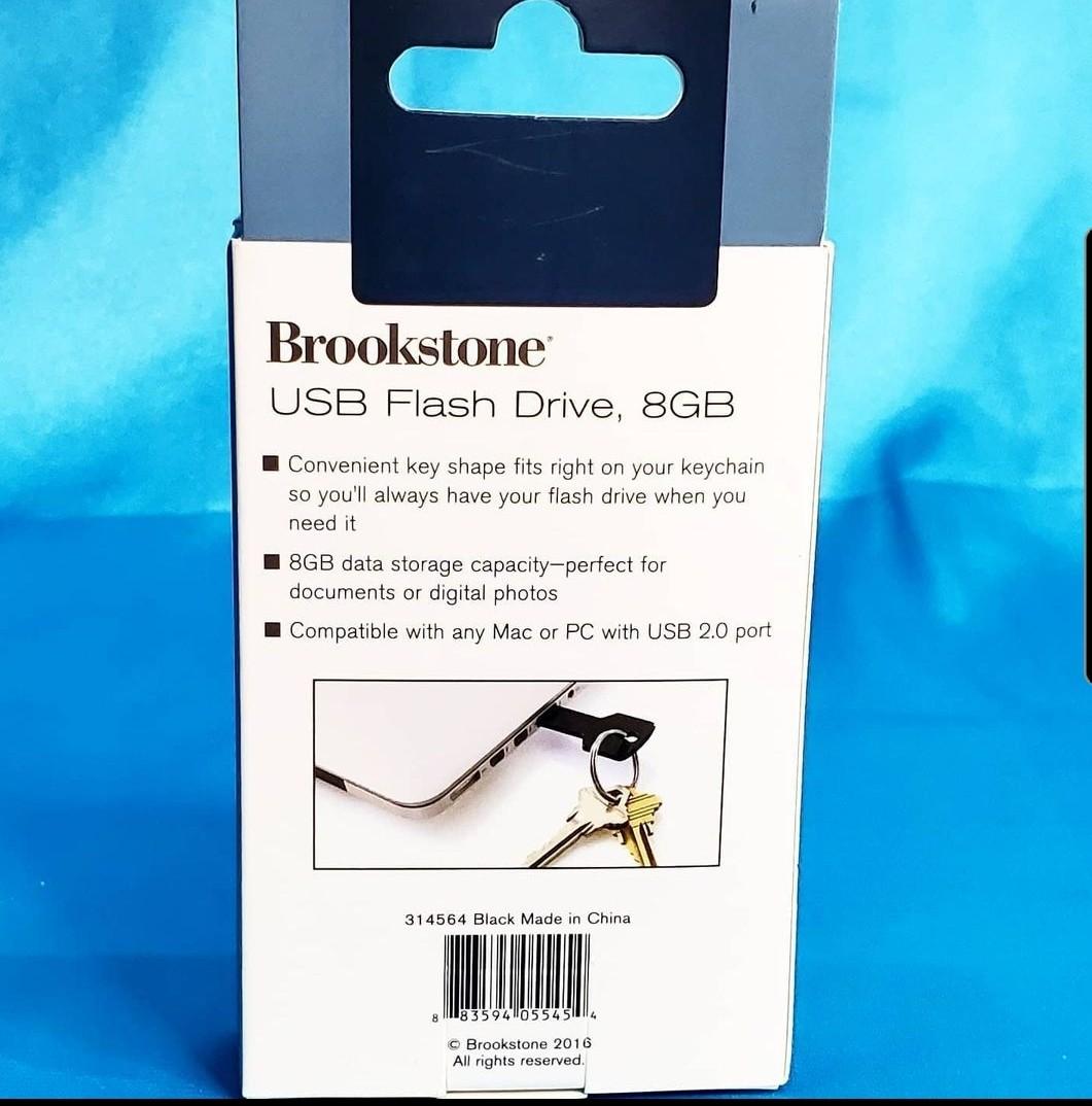 Original BROOKSTONE KEYCHAIN / USB GLASH DRIVE, Computers & Tech, Parts ...