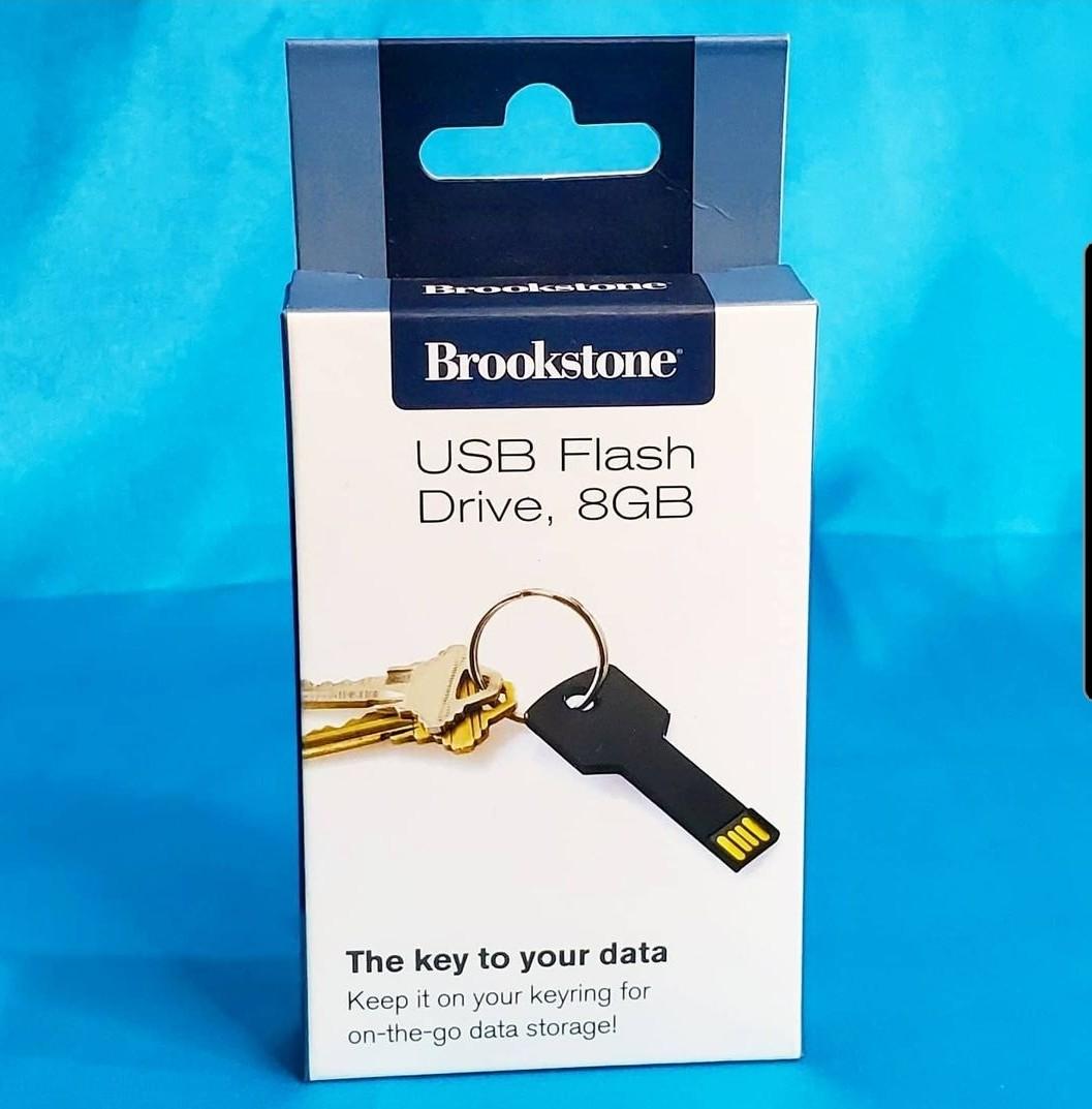 Original BROOKSTONE KEYCHAIN / USB GLASH DRIVE, Computers & Tech, Parts ...