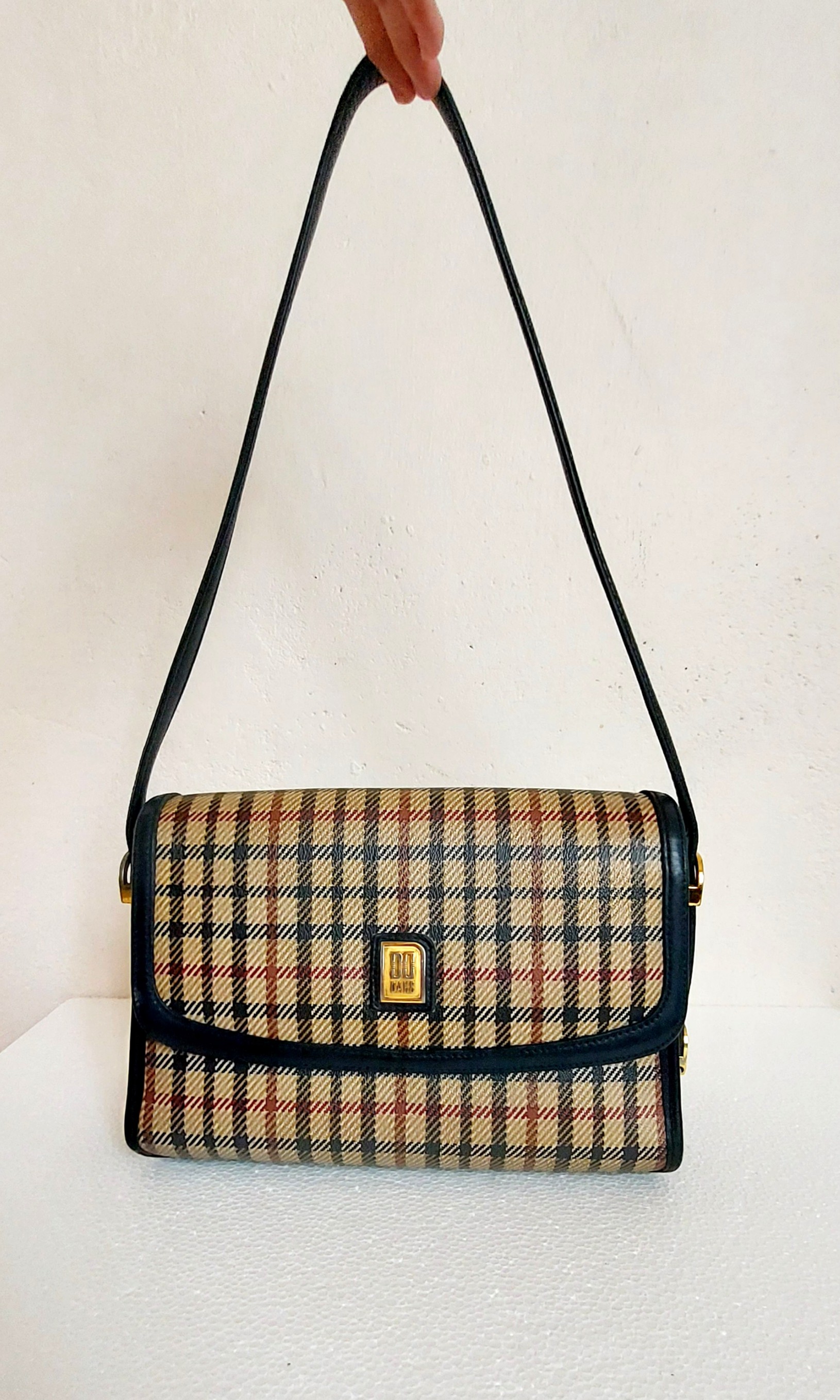 Original DAKS London Shoulder Bag, black, Luxury, Bags & Wallets on ...
