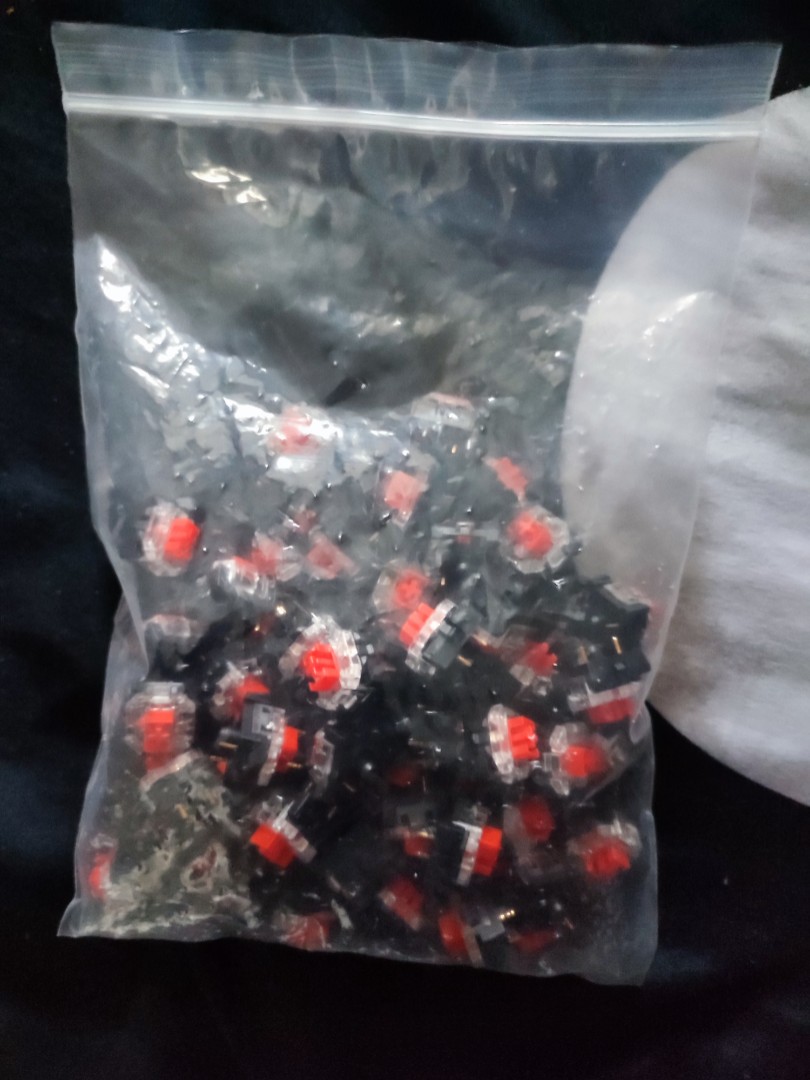 Outemu Red Switches (low profile), Computers & Tech, Parts ...