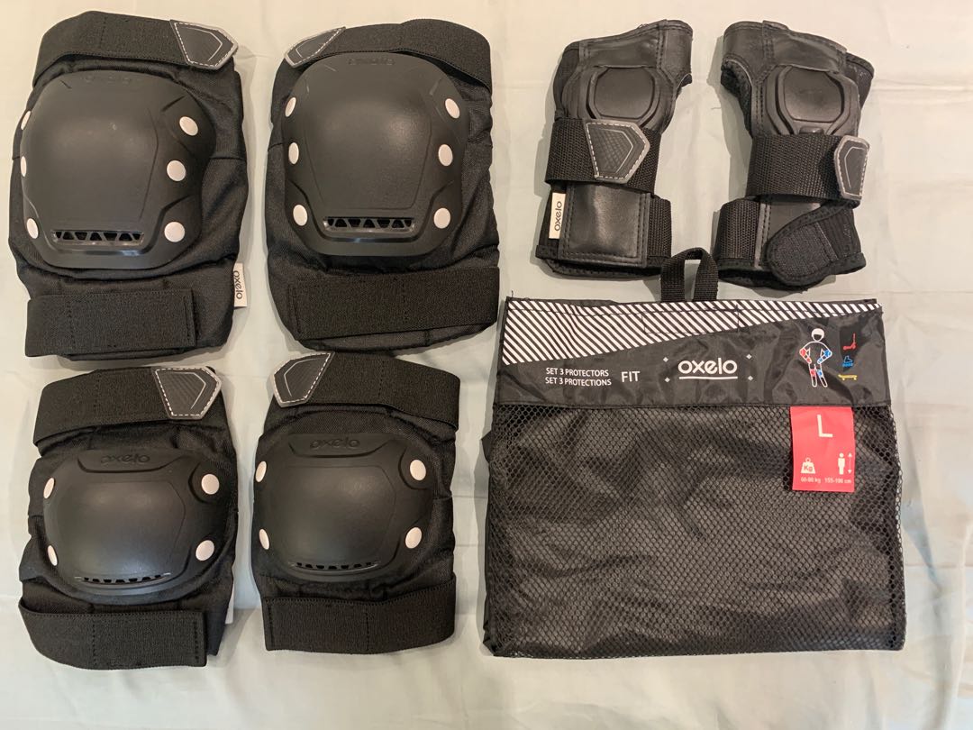 Oxelo 3-set Protectors, Sports Equipment, Sports & Games, Skates ...