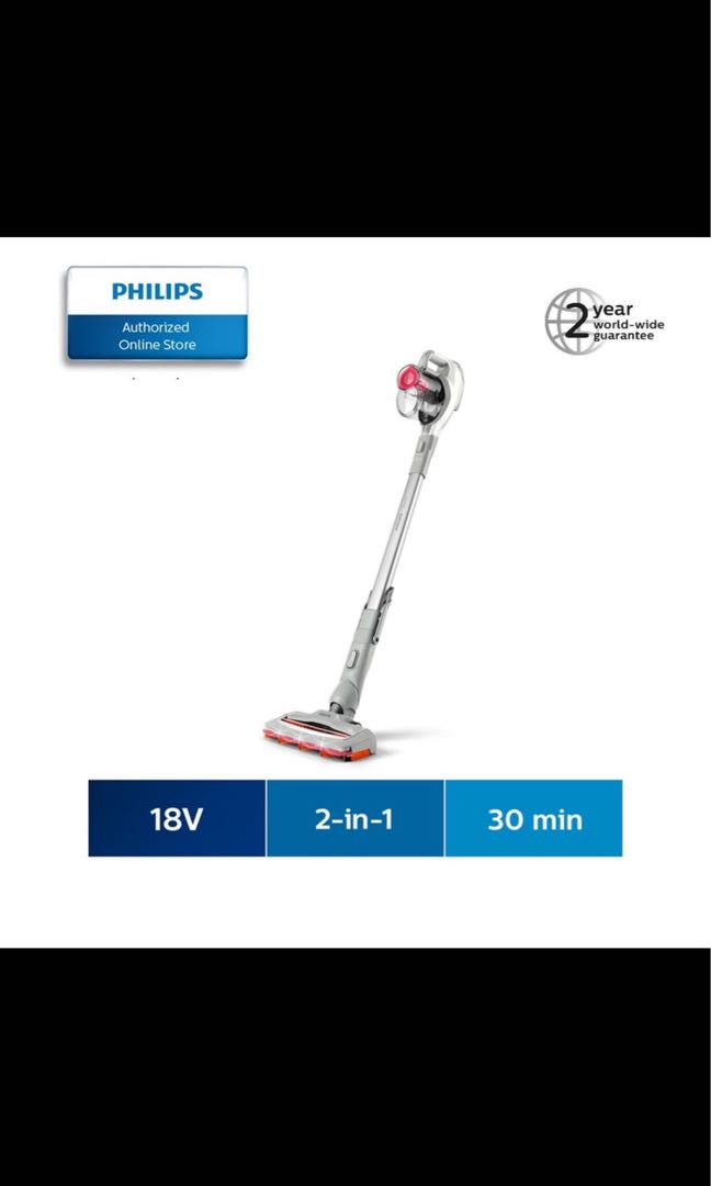 *UNDER WARRANTY* Philips speedpro cordless stick 2 in 1 vaccum cleaner ...