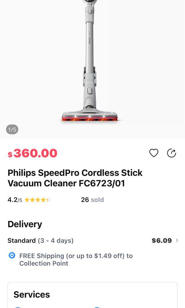 *UNDER WARRANTY* Philips speedpro cordless stick 2 in 1 vaccum cleaner ...