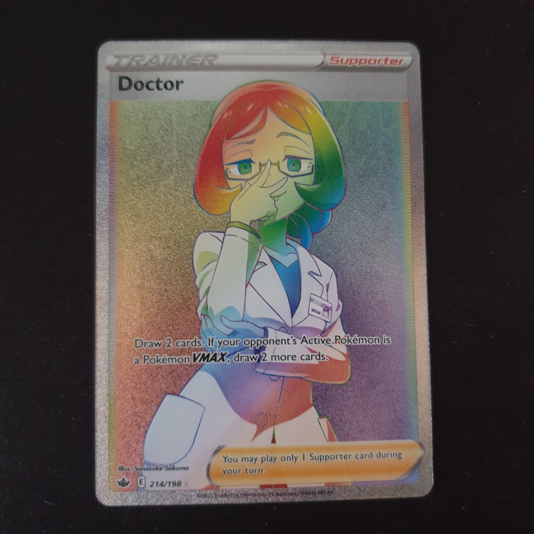 Pokemon Doctor trainer card sr hyper rare, Hobbies & Toys, Toys & Games ...
