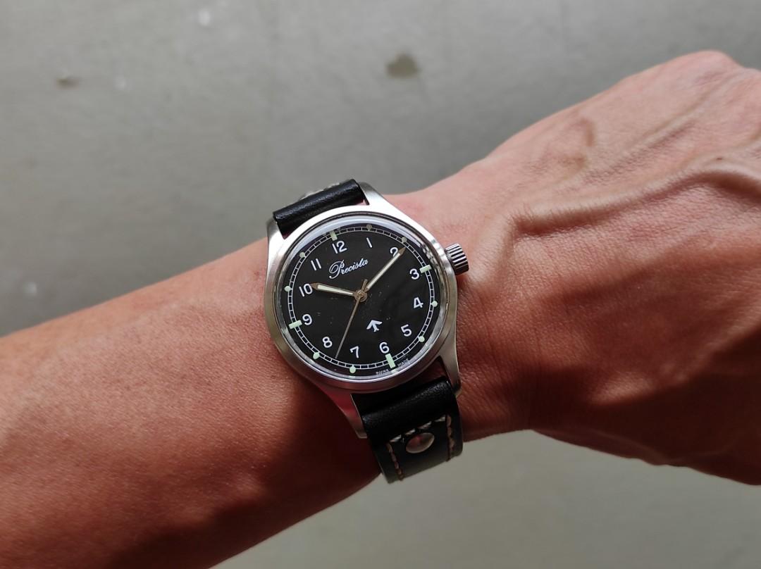 Rare Precista PRS 53 (Timefactors) Fat Arrow watch like Omega RAF 6B ...
