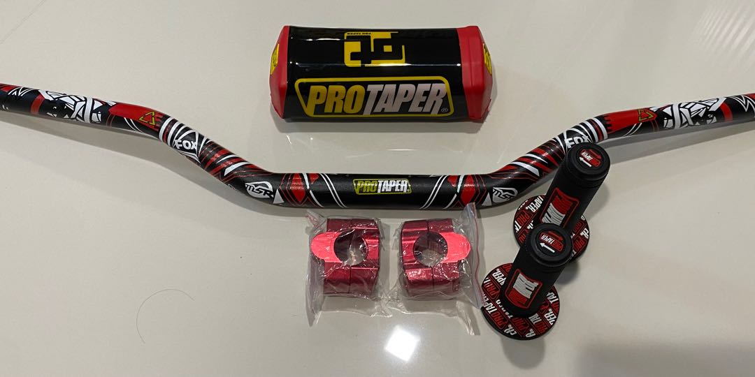 Pro Taper Handle Bar complete set, Motorcycles, Motorcycle Accessories ...