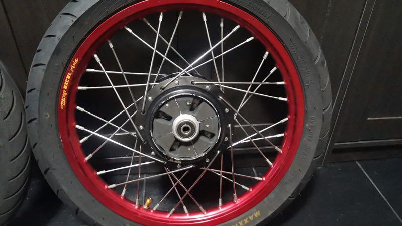 rim takasago excel asia 1.6 pnp spark135, Motorcycles, Motorcycle ...