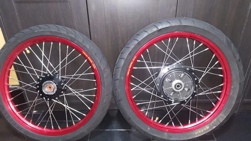 rim takasago excel asia 1.6 pnp spark135, Motorcycles, Motorcycle ...