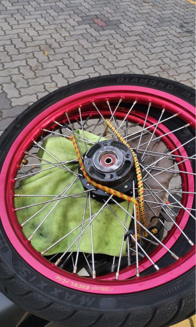 rim takasago excel asia 1.6 pnp lc135, Motorcycles, Motorcycle ...