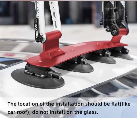 Rockbros suction cups roof rack bikes carrier for MTB and road bicycles ...