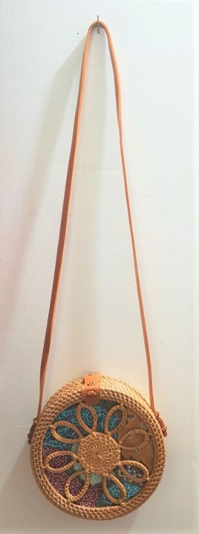 ROUND NATIVE RATTAN BAG, Women's Fashion, Bags & Wallets, Shoulder Bags ...