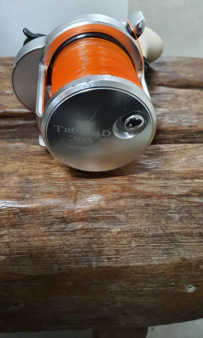 Shimano trinidad 30a (static mag installed), Sports Equipment, Fishing on Carousell