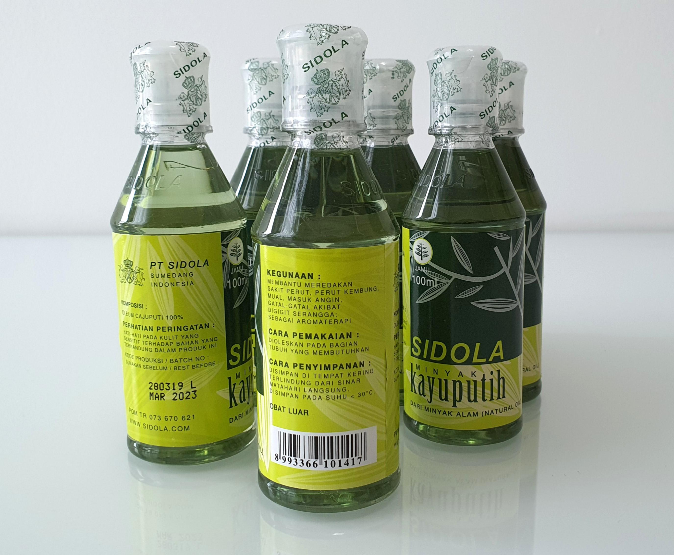 Sidola Cajuputi Oil Minyak Kayu Putih (12 pcs) NEW & AUTHENTIC, Beauty ...