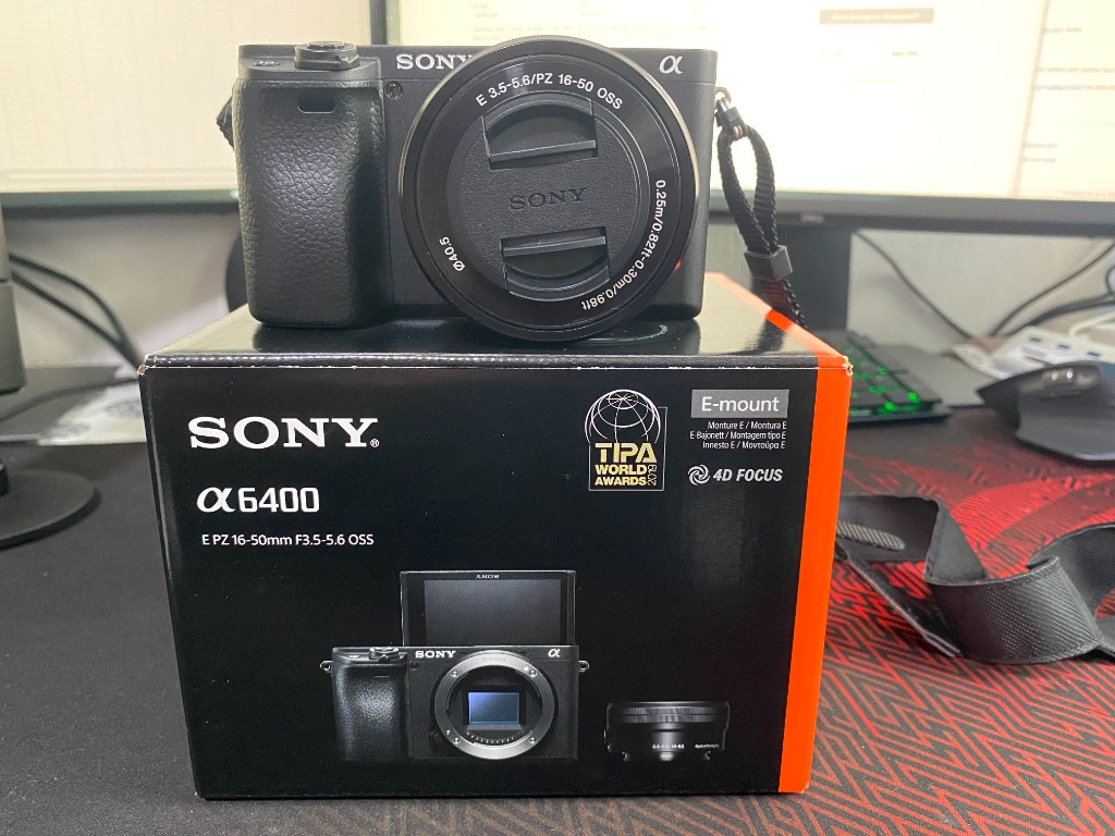 Sony A6400 with Kit Lens - Used only once, Photography, Cameras on ...
