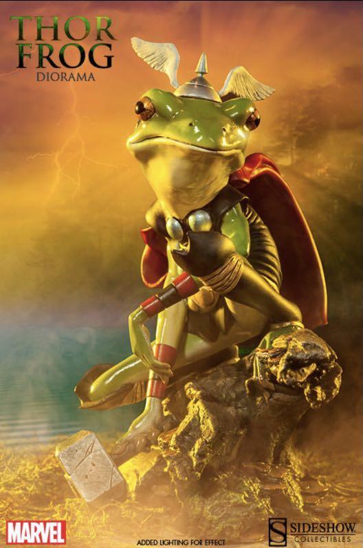 Thor Frog Diorama by Sideshow Collectibles (Throg) Statue, Hobbies ...