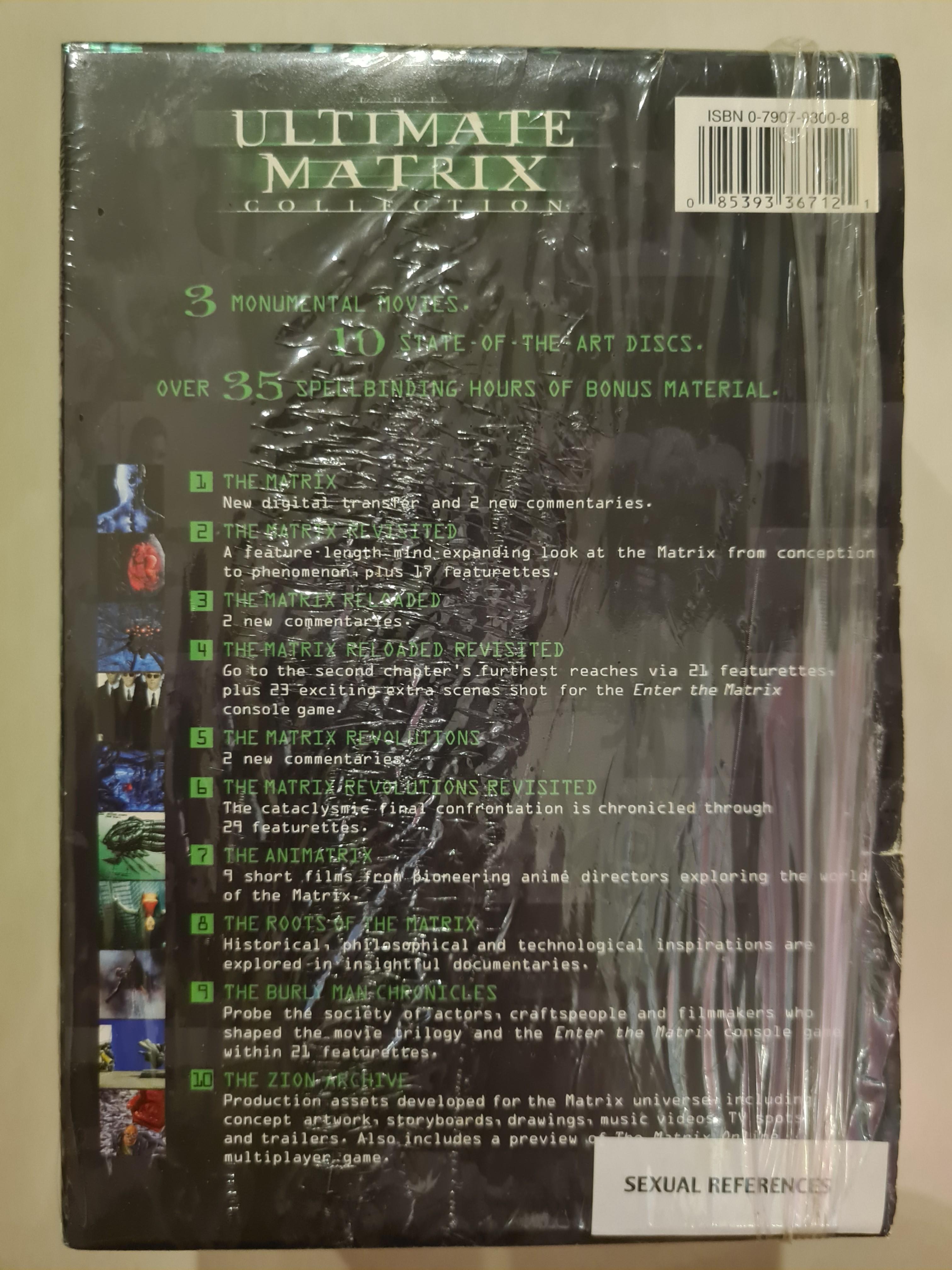 Ultimate Matrix Collection DVD, Hobbies & Toys, Music & Media, CDs ...