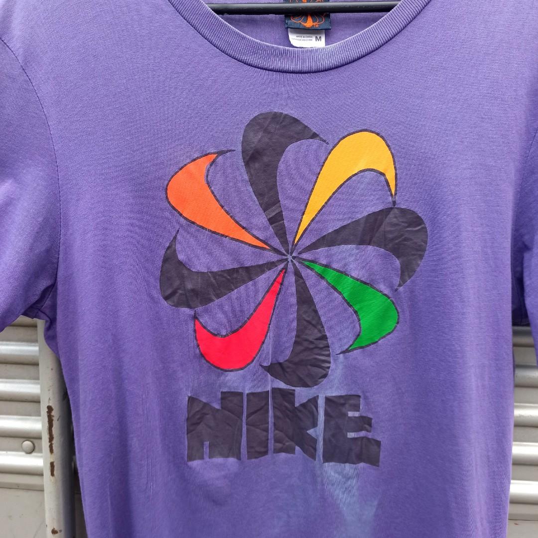 Vintage 90's Iconic Nike Pinwheel Shirt, Men's Fashion, Tops & Sets ...