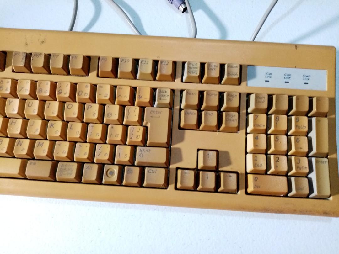 Vintage full PS2 keyboard RARE, Computers & Tech, Parts & Accessories ...