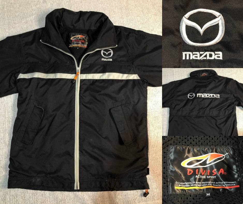Vintage Motorsport Jacket MAZDA Racing Car Embroidery Big Logo Mazda ...