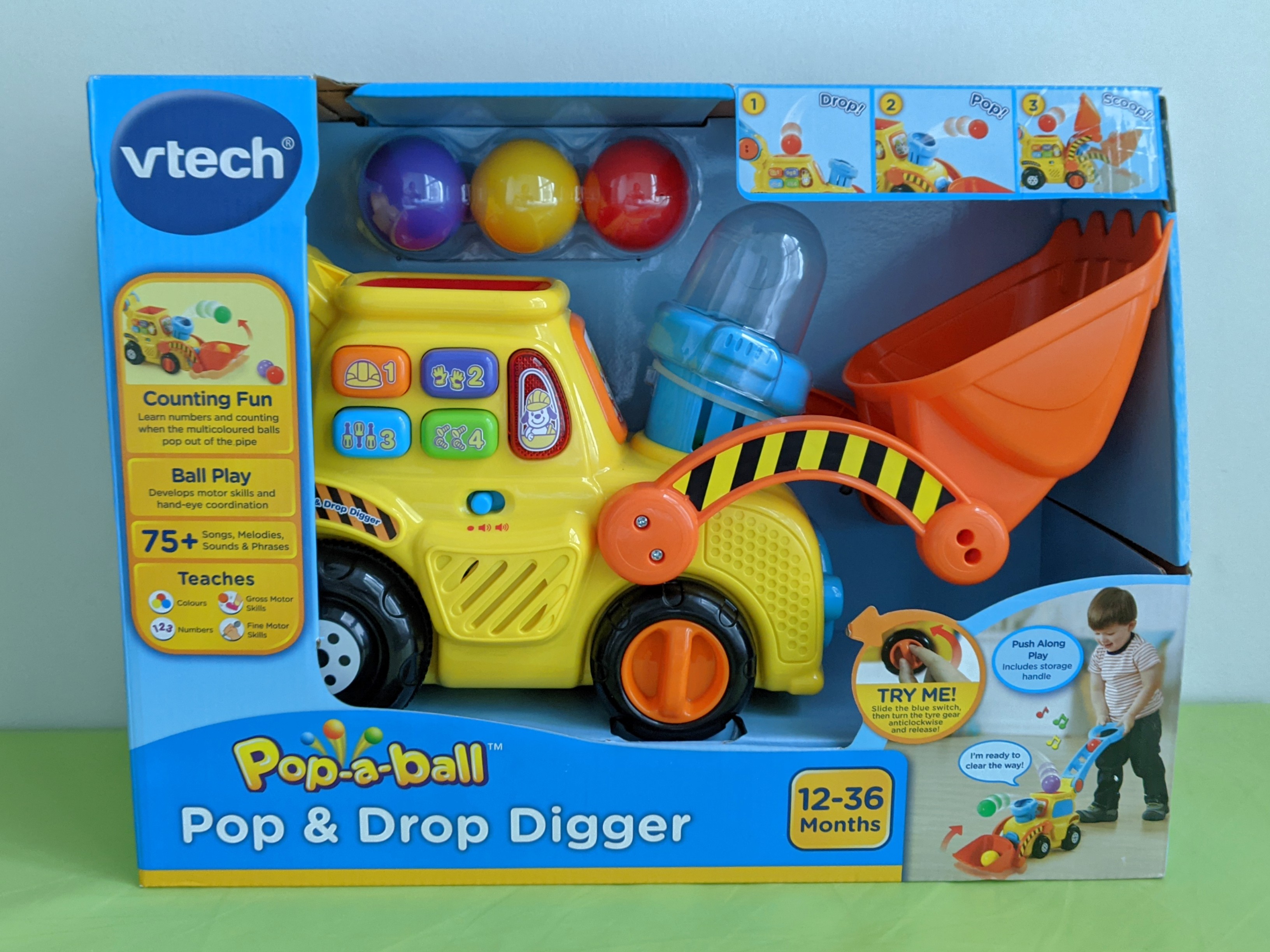 VTech Pop-a-ball Pop & Drop Digger, Hobbies & Toys, Toys & Games on ...