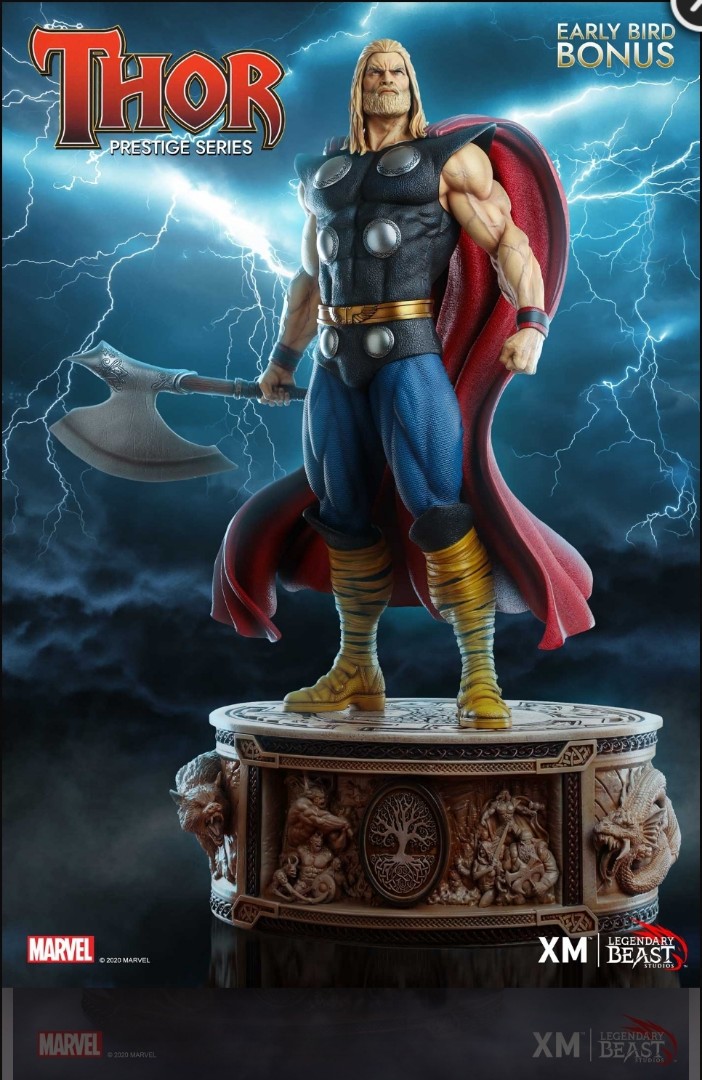 Xm studios exclusive version with bonus Thor 1/3 Legendary beast ...