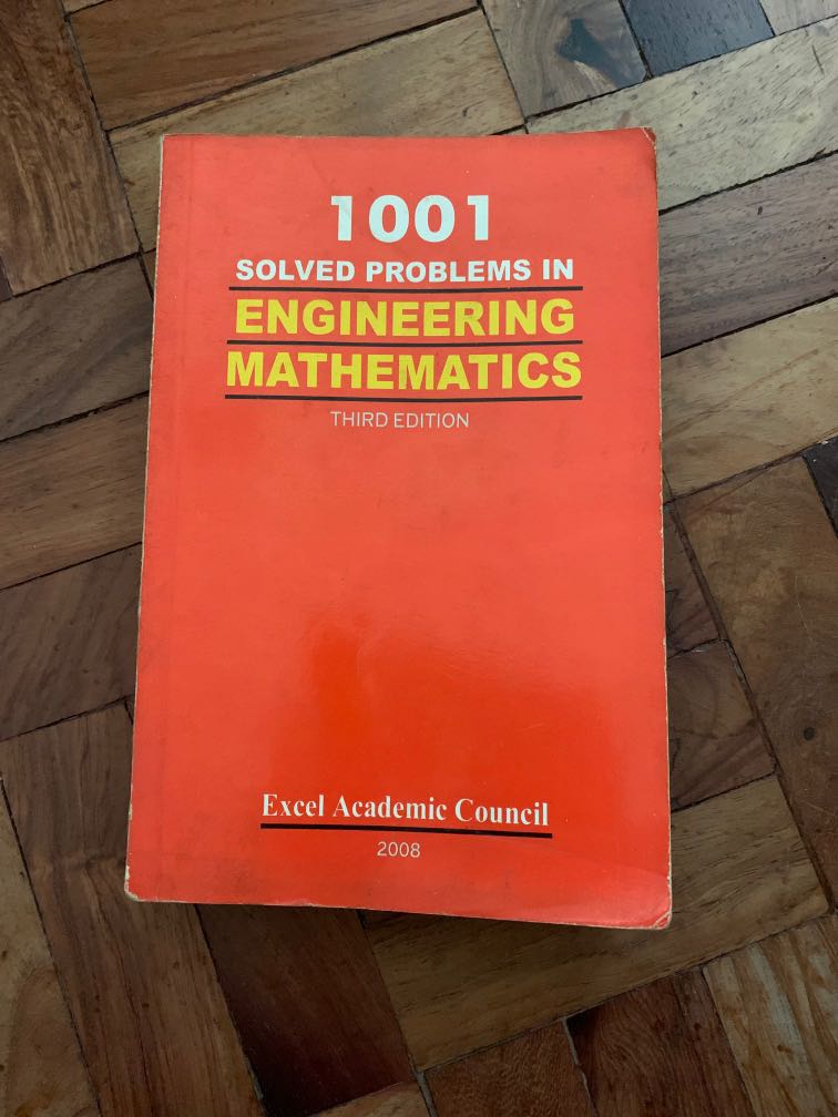 1001 Solved Problems - Engineering Mathematics, Hobbies & Toys, Books ...