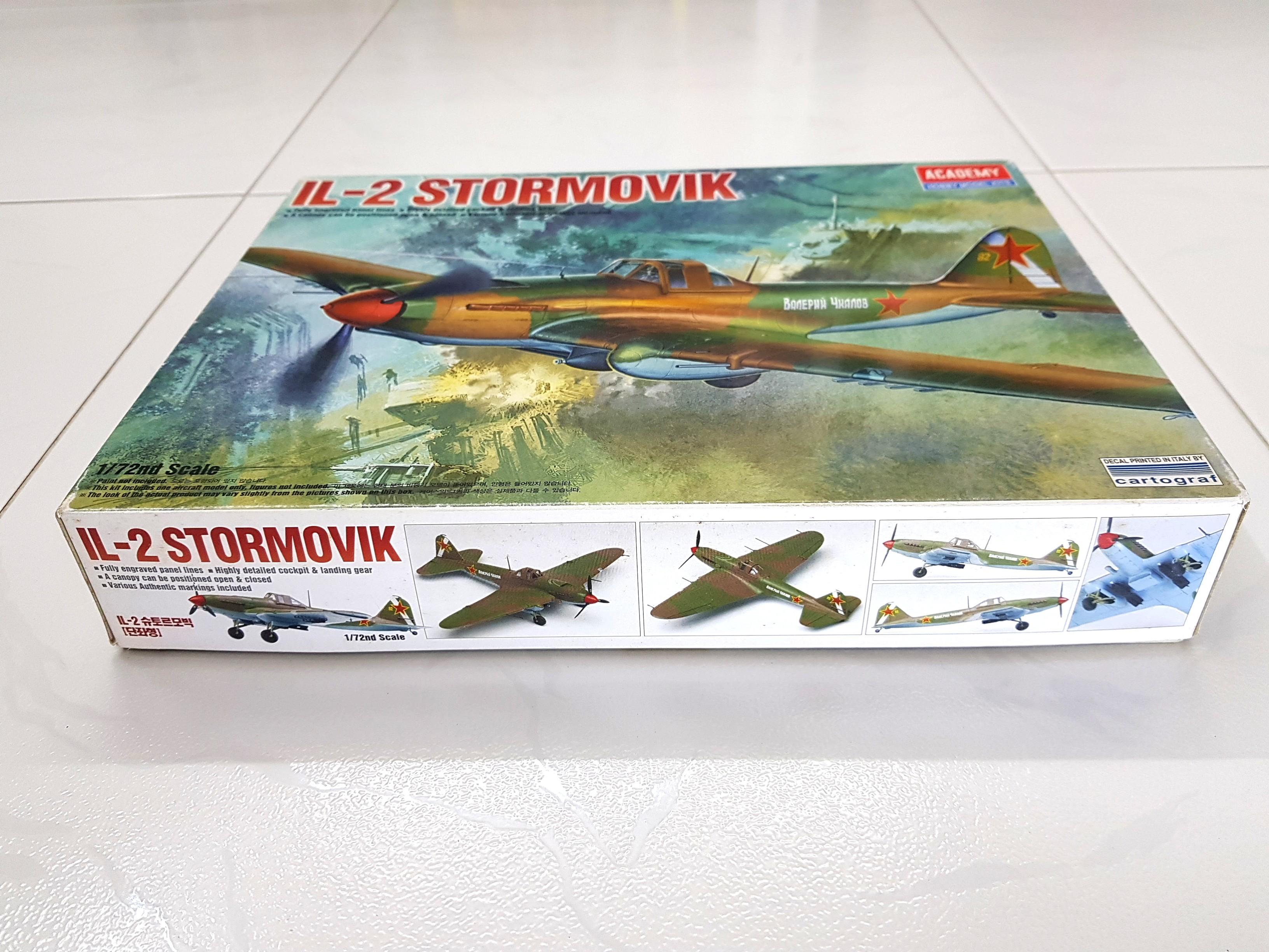 1/72 #12417 Academy Russian Army Fighter Bomber Ilyushin IL-2 Stormovik ...
