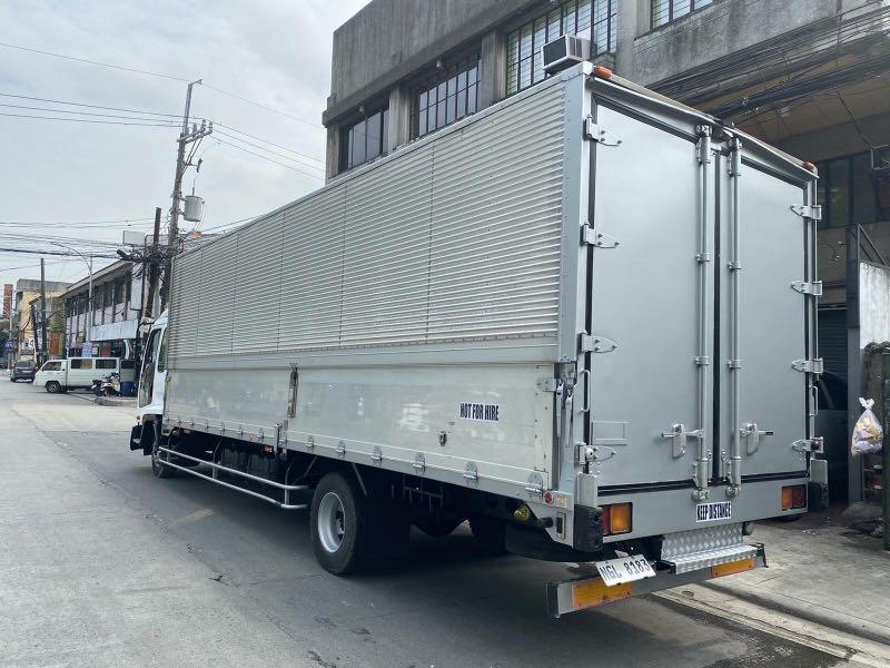 2021 Isuzu Forward Wing Van Wide Molye 23.6FT Japan Surplus vs Fuso ...