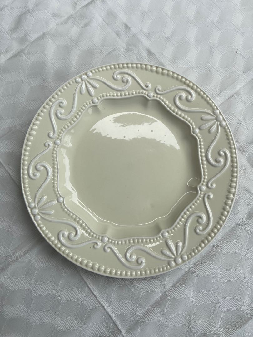 3 assorted big plates, Furniture & Home Living, Kitchenware & Tableware ...