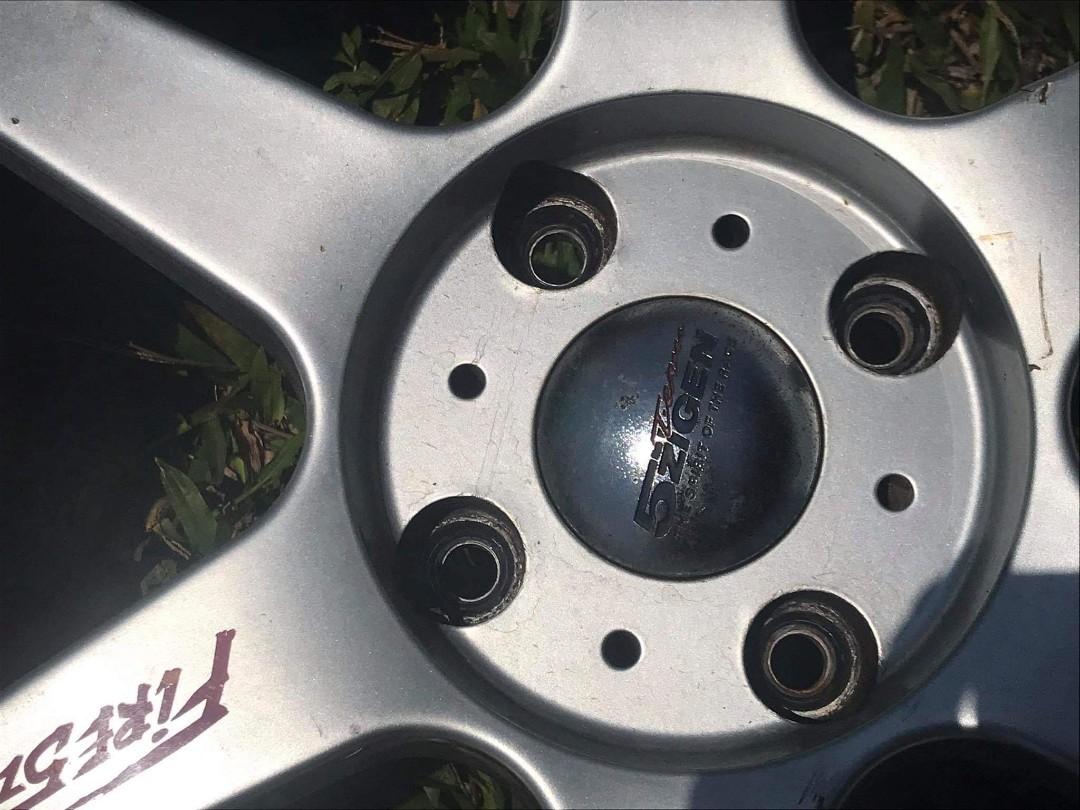 5Zigen Fireball mags, Car Parts & Accessories, Mags and Tires on Carousell