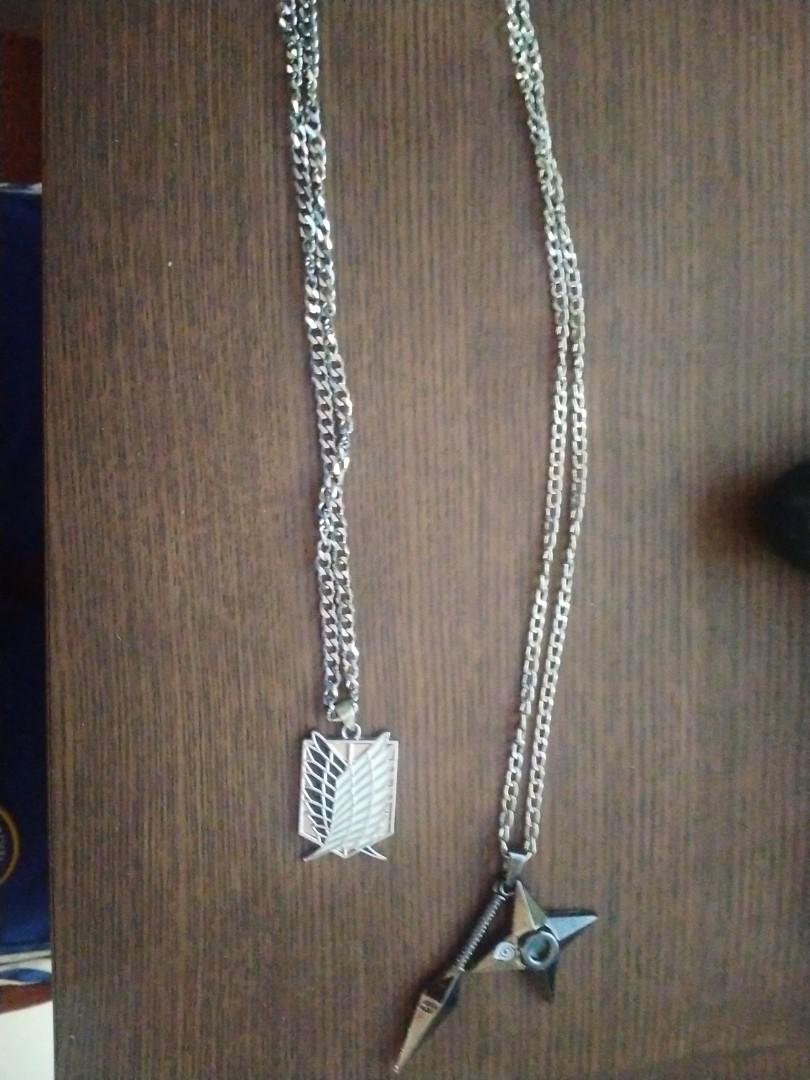 Aot/Naruto chain, Hobbies & Toys, Memorabilia & Collectibles, Fan ...