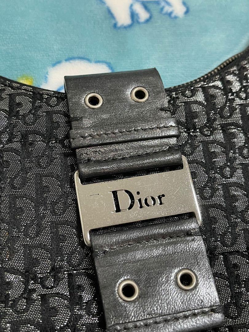 Authentic Dior Half Moon Bag with Flaw, Luxury, Bags & Wallets on Carousell