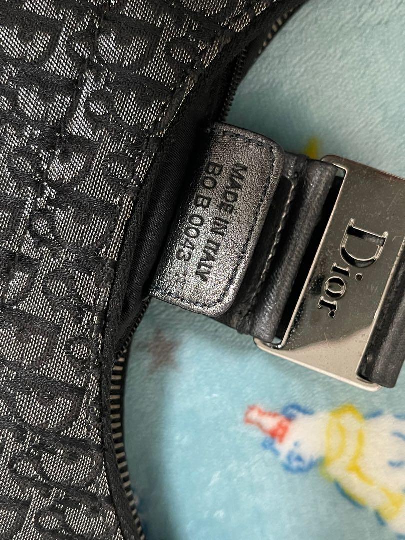 Authentic Dior Half Moon Bag with Flaw, Luxury, Bags & Wallets on Carousell