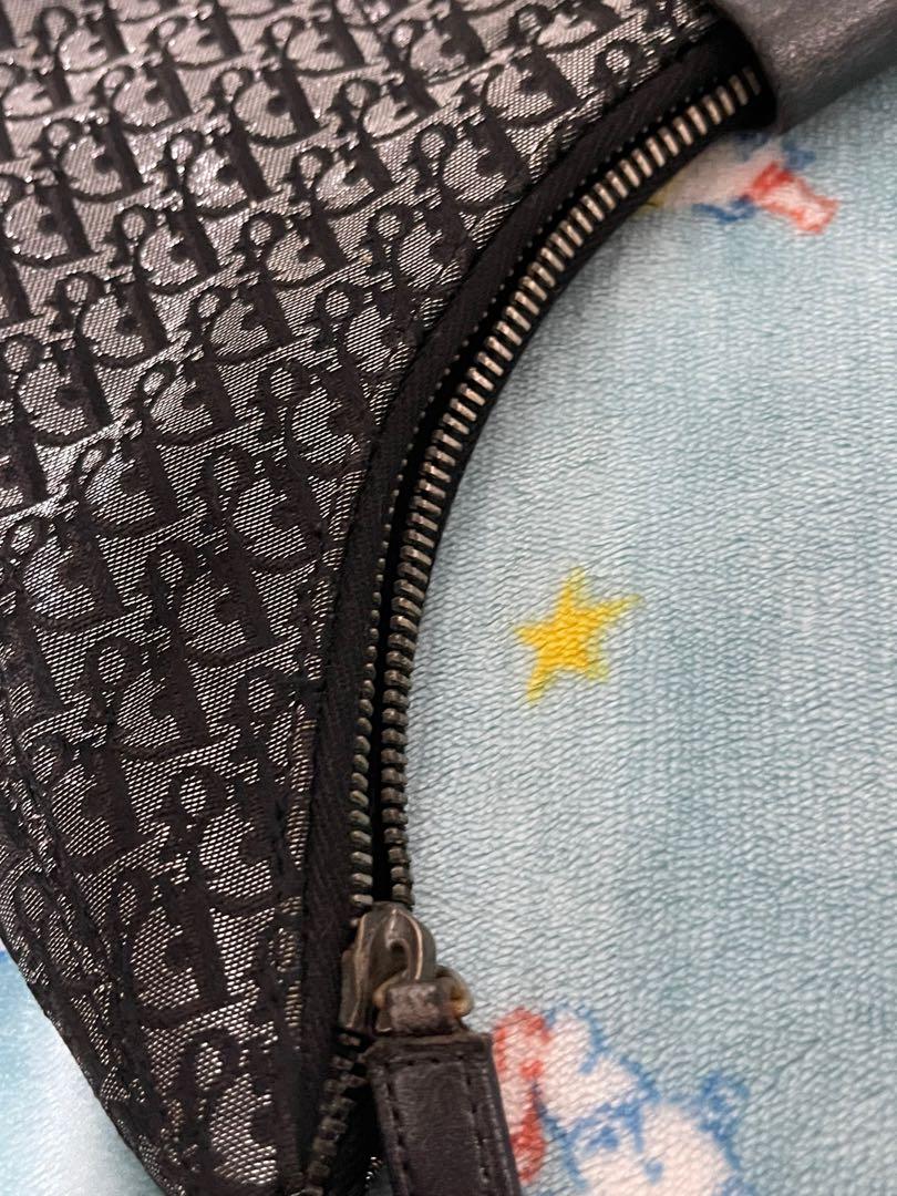 Authentic Dior Half Moon Bag with Flaw, Luxury, Bags & Wallets on Carousell