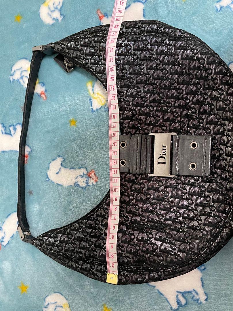 Authentic Dior Half Moon Bag with Flaw, Luxury, Bags & Wallets on Carousell