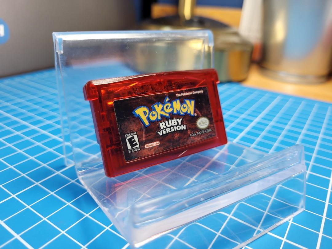 Authentic Pokemon Ruby GBA Cartridge, Video Gaming, Video Games ...