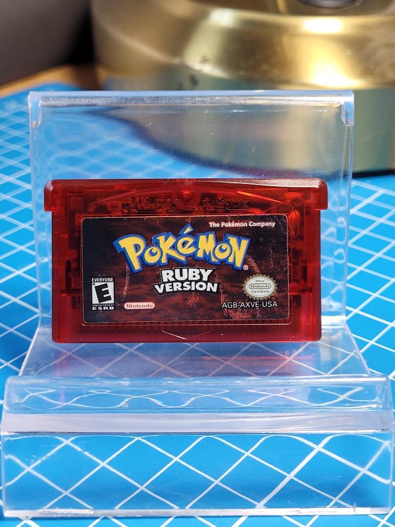Authentic Pokemon Ruby GBA Cartridge, Video Gaming, Video Games ...