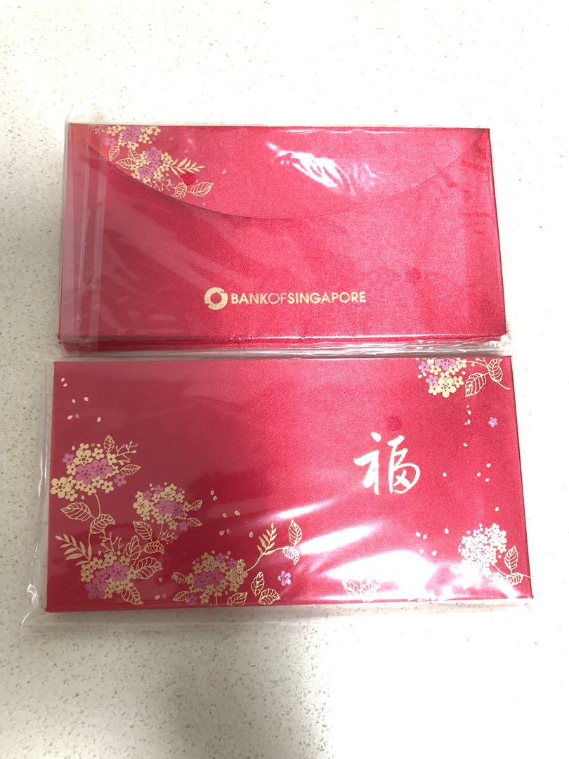 Bank of Singapore red packets, Hobbies & Toys, Stationery & Craft ...