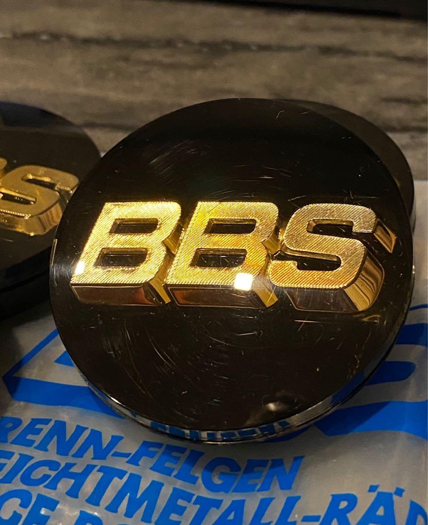 BBS Black/Gold 3D center caps-ORIGINAL, Car Accessories, Tyres & Rims ...
