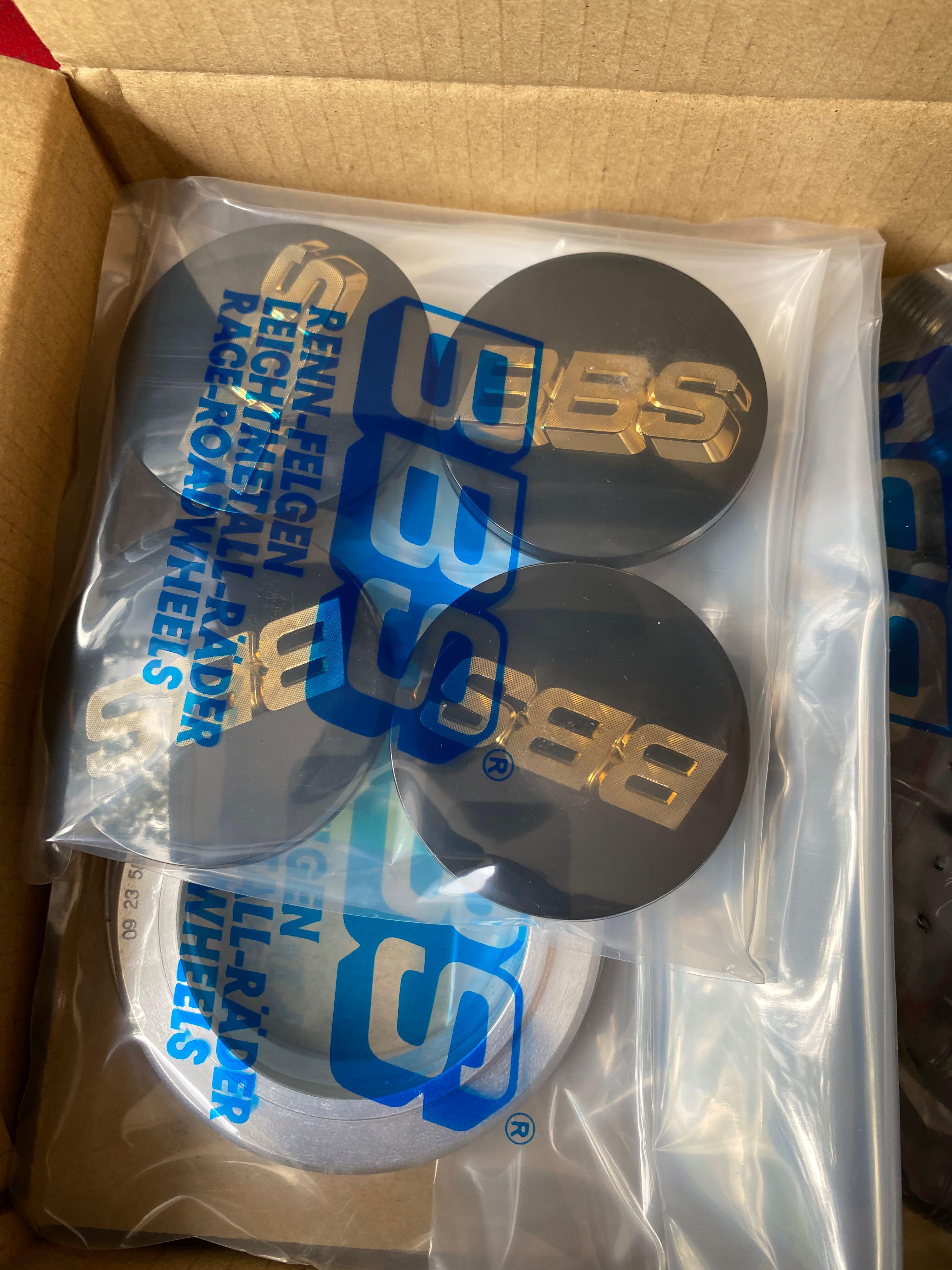 BBS Black/Gold 3D center caps-ORIGINAL, Car Accessories, Tyres & Rims ...