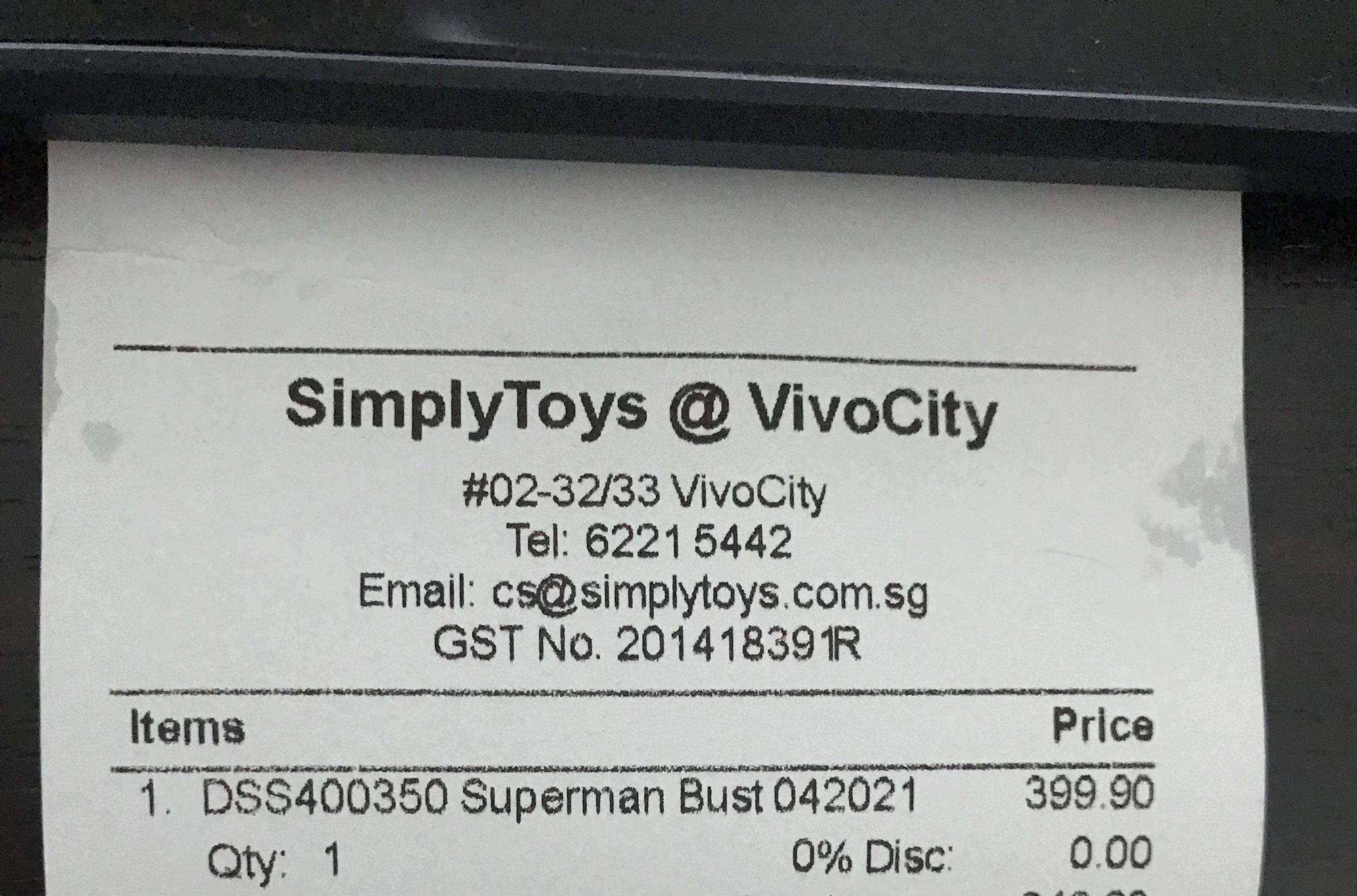 Brand New Sideshow Superman bust, Hobbies & Toys, Toys & Games on Carousell