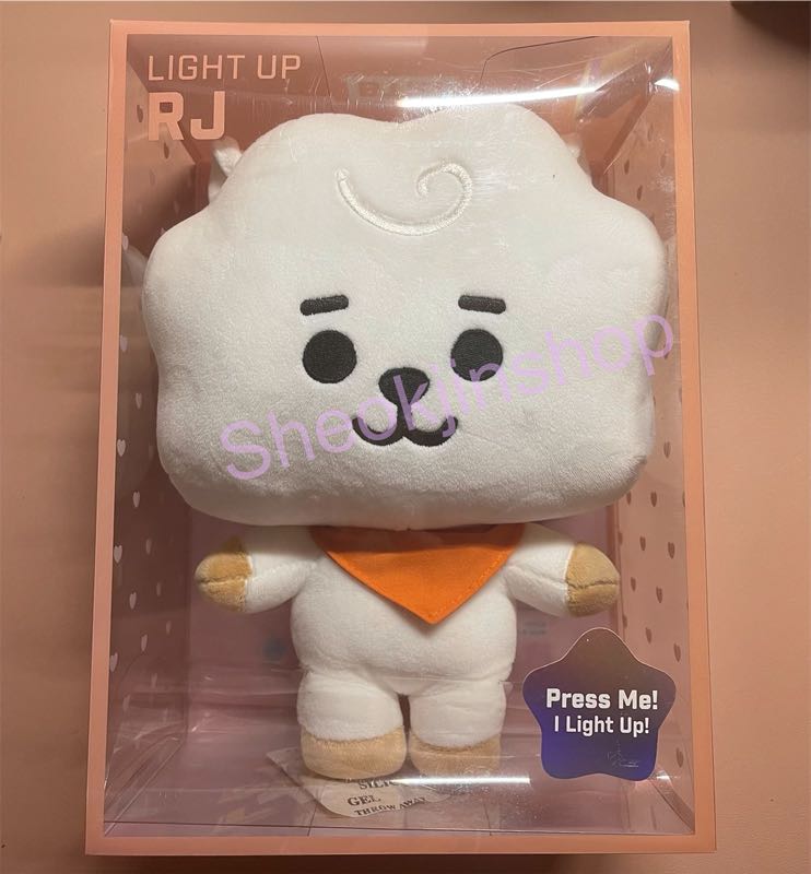 BT21 Baby RJ Lighting Doll jin seokjin, Hobbies & Toys, Memorabilia ...