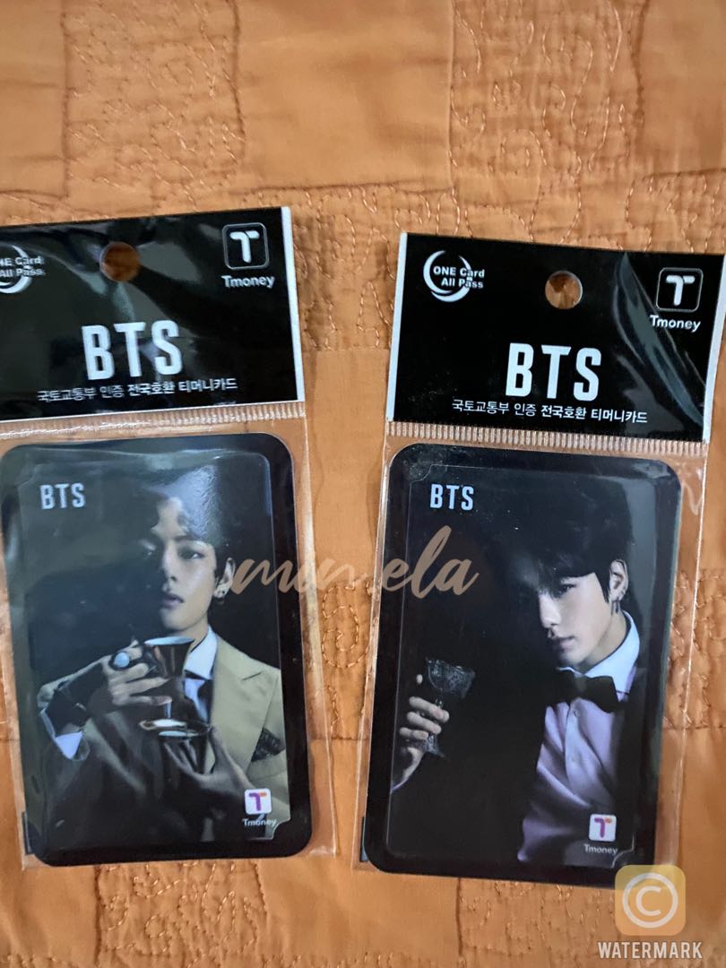 BTS T-Money Card Dionysus V Taehyung JK Jungkook, Hobbies & Toys ...