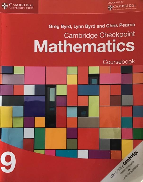 Cambridge Checkpoint Mathematics 9 (Coursebook ), Hobbies & Toys, Books ...