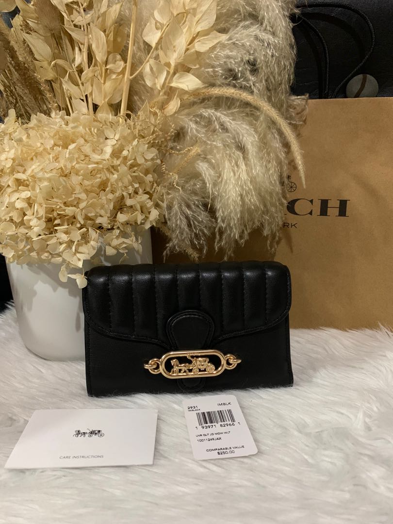 Coach Jade Medium Wallet, Luxury, Bags & Wallets on Carousell