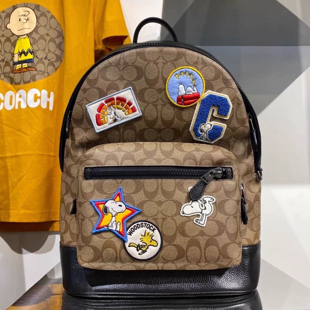 Coach X Snoopy Backpack, Men's Fashion, Bags, Backpacks on Carousell
